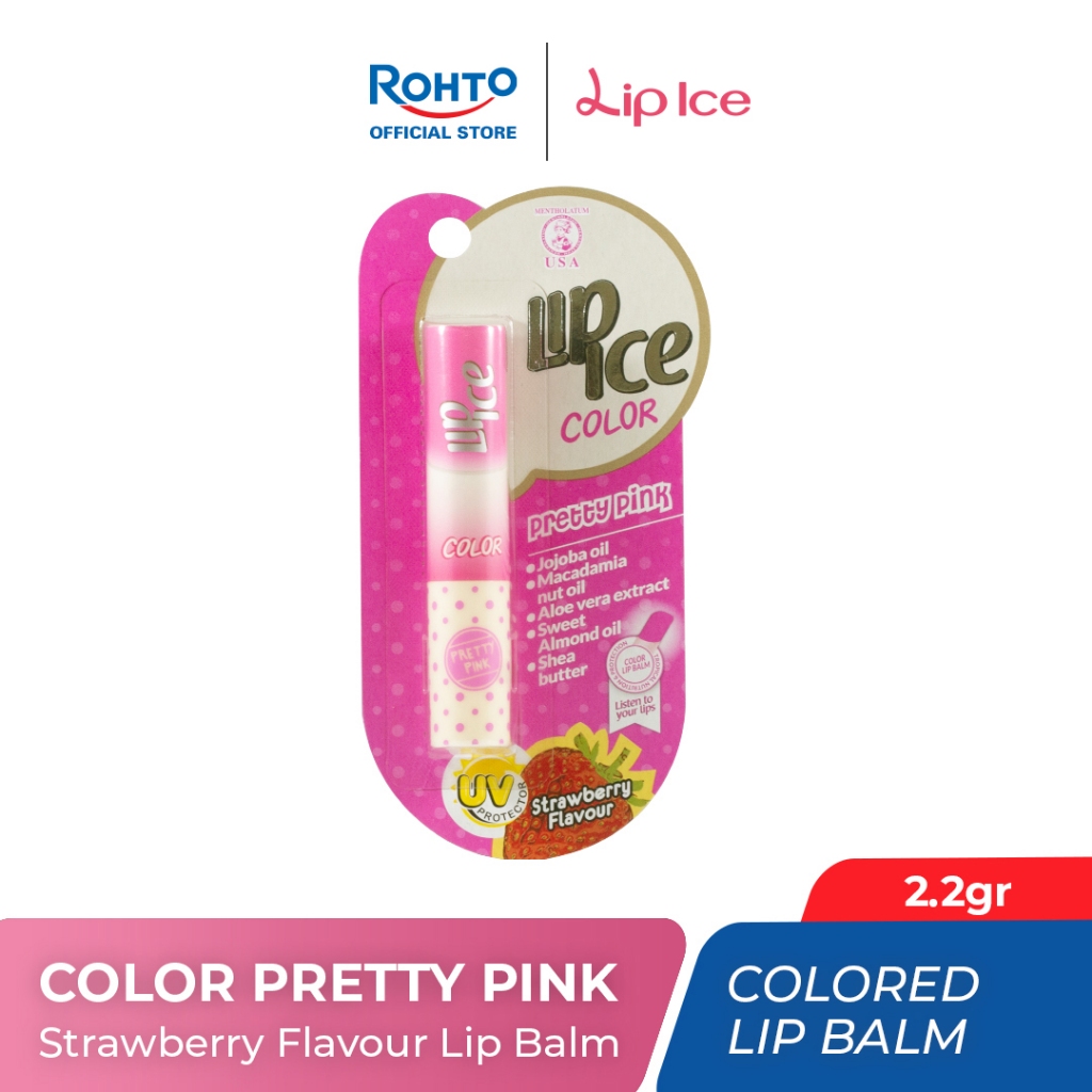 Jual Lip Ice Colour Pretty Pink - 2.2 gr (Provides nutrition to the ...