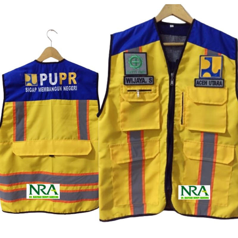 Jual Rompi PUPR | Rompi PU | Rompi PU terbaru | ECERAN | Shopee Indonesia
