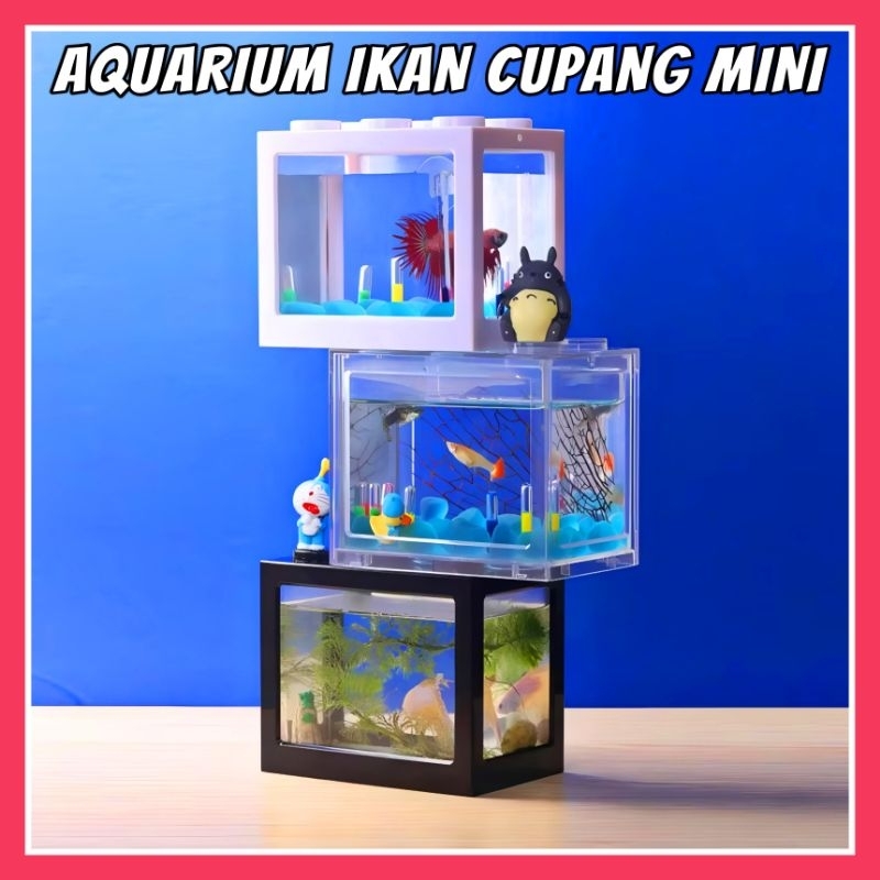 Jual AQUARIUM MINI IKAN CUPANG MODEL LEGO | Shopee Indonesia