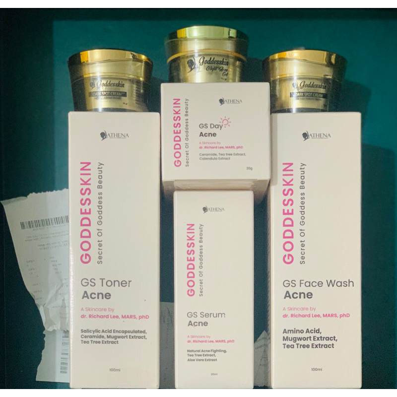 Jual GODDESKIN ACNE SERIES, SUNSCREEN, ACNE BASIC , DAY CREAM GLOWING ...
