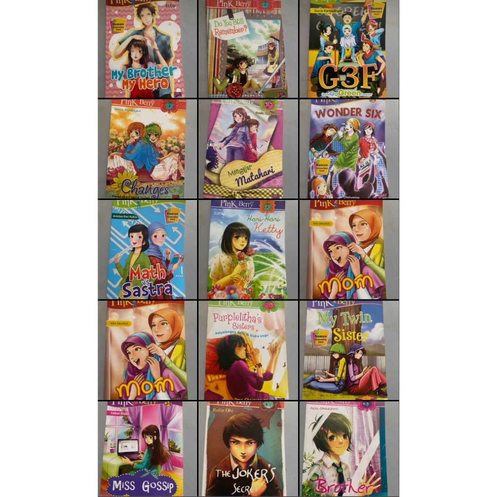 Jual PBC pink berry club novel anak remaja original | Shopee Indonesia