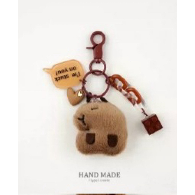 Jual CAPYBARA CHAIN - Goms Home (gantungan kunci capybara dengan chain ...