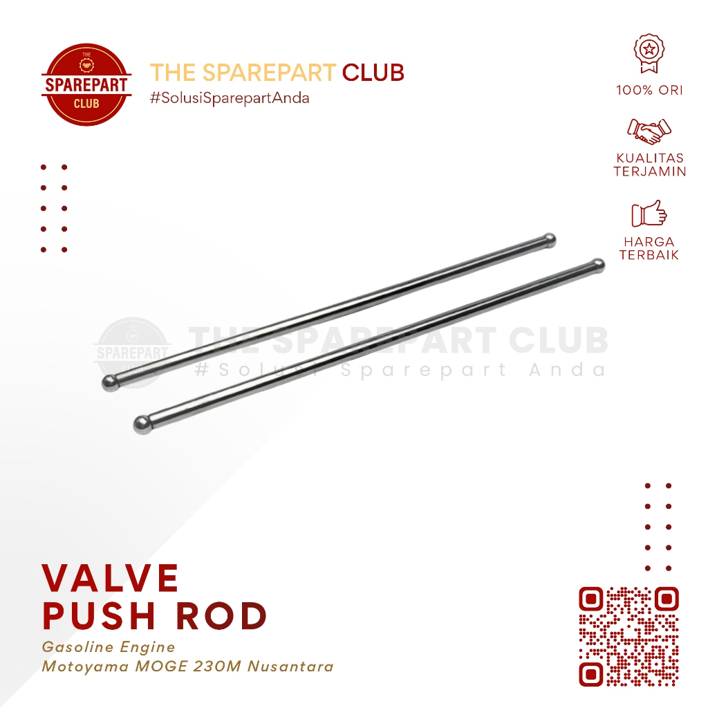 Jual Tiang Tongkat Sumpit Batang Klep Set Engine Motoyama MOGE 230M 230 ...