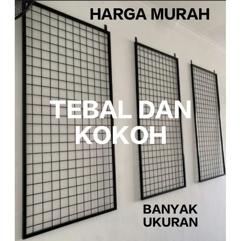 Jual (COD)RAK BINGKAI MONDO HITAM DAN PUTIH 120CM×60CM - RAK DISPLAY ...