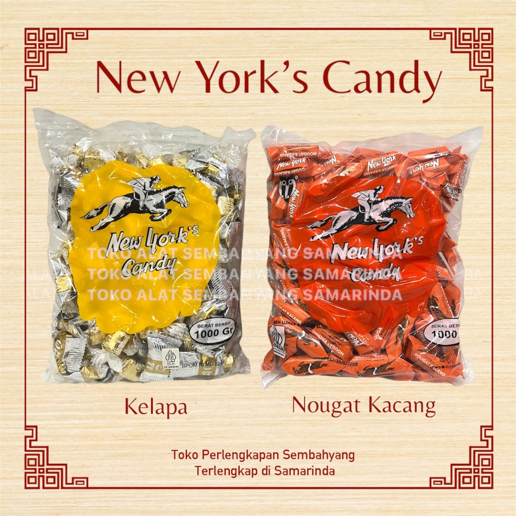 Jual Permen New york candy / New York's Candy / Permen Nougat Susu ...