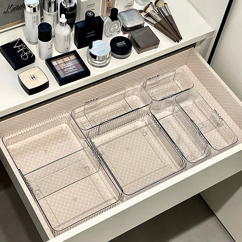 Jual 99KHOME Sekat Laci Organizer Penyekat Laci Bening Acrylic Kotak ...