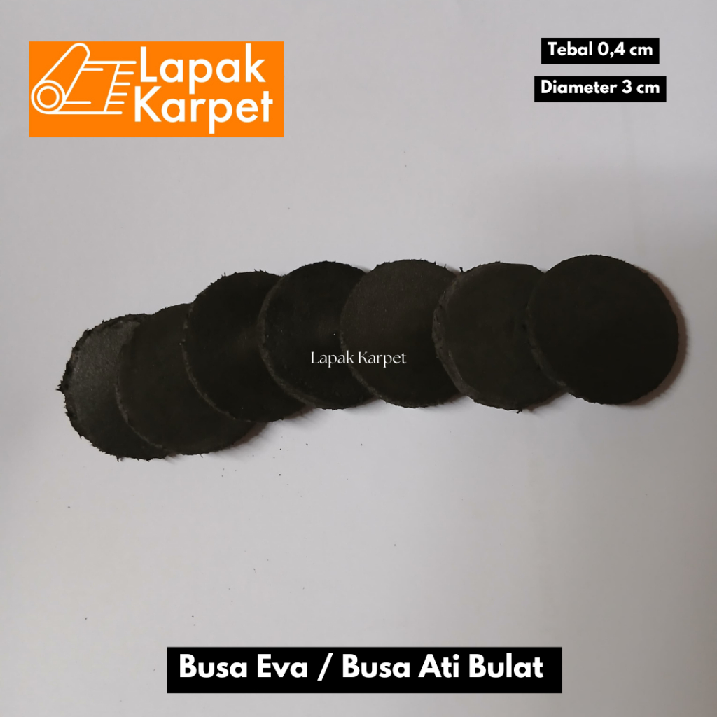 Jual Busa Ati / Busa Eva Bulat Tebal 0,4 cm / Diameter 3 cm | Shopee ...