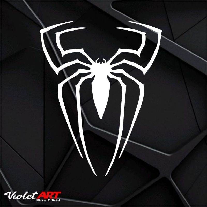 Jual sticker logo spider, laba laba, cutting sticker timbul | Shopee ...