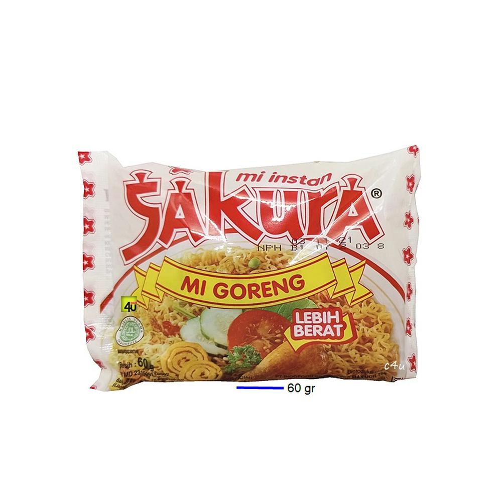Jual MI Sakura Goreng 60gr paket 5/10pcs | Shopee Indonesia