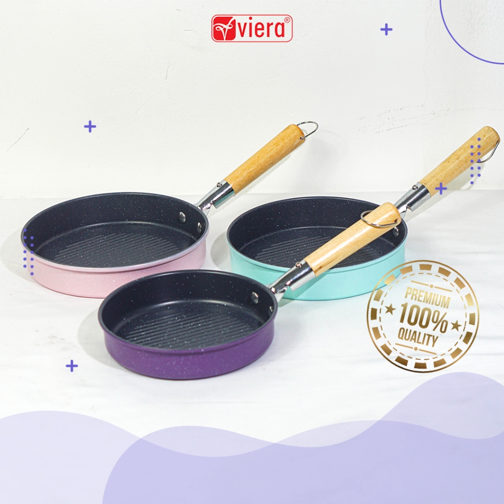 Jual Viera - Carbon Steel Frypan Wajan Frying Pan Panci Teflon Skillet ...
