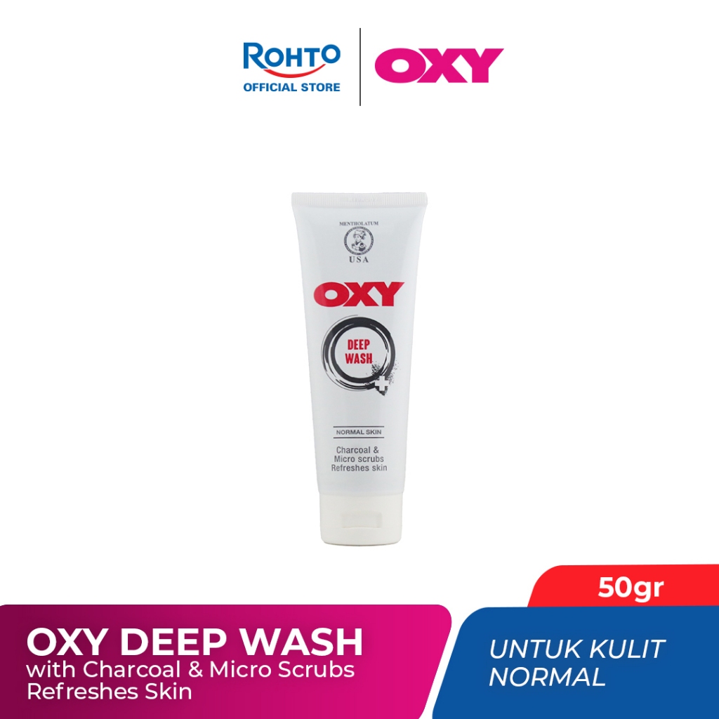 Jual Oxy Deep Wash - 50gr (Cleans deep into the pores, for maximum ...