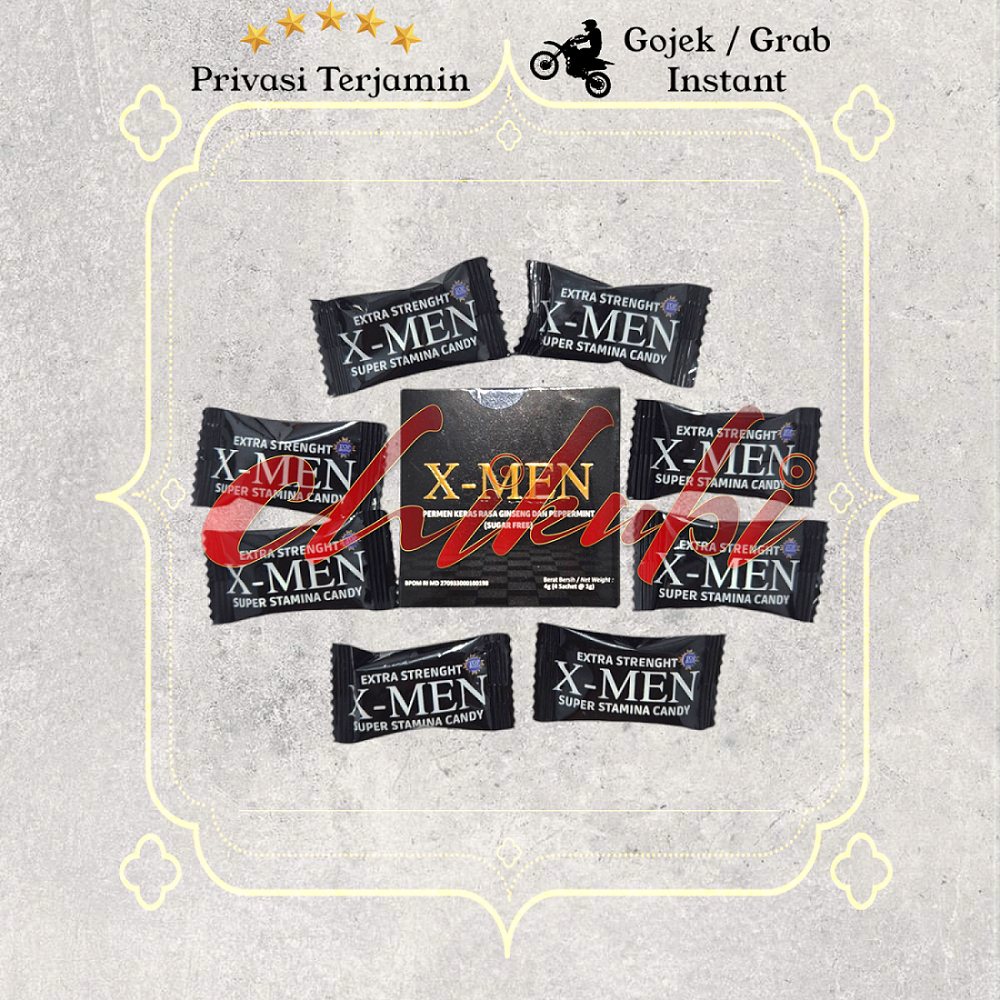 Jual XMen Candy - Permen Stamina Ginseng Peppermint | Shopee Indonesia