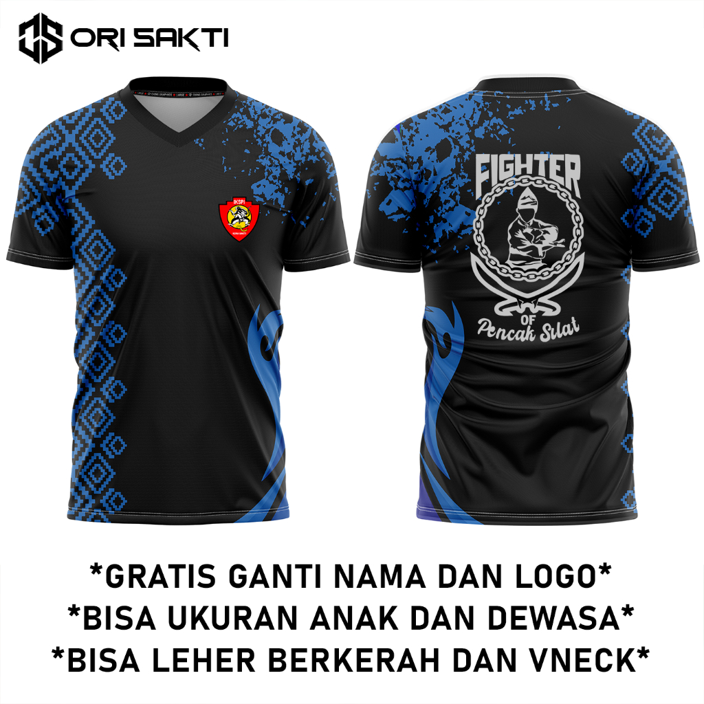 Jual jersey silat IKSPI kera sakti Fighter gratis custom nama dan logo | Shopee Indonesia