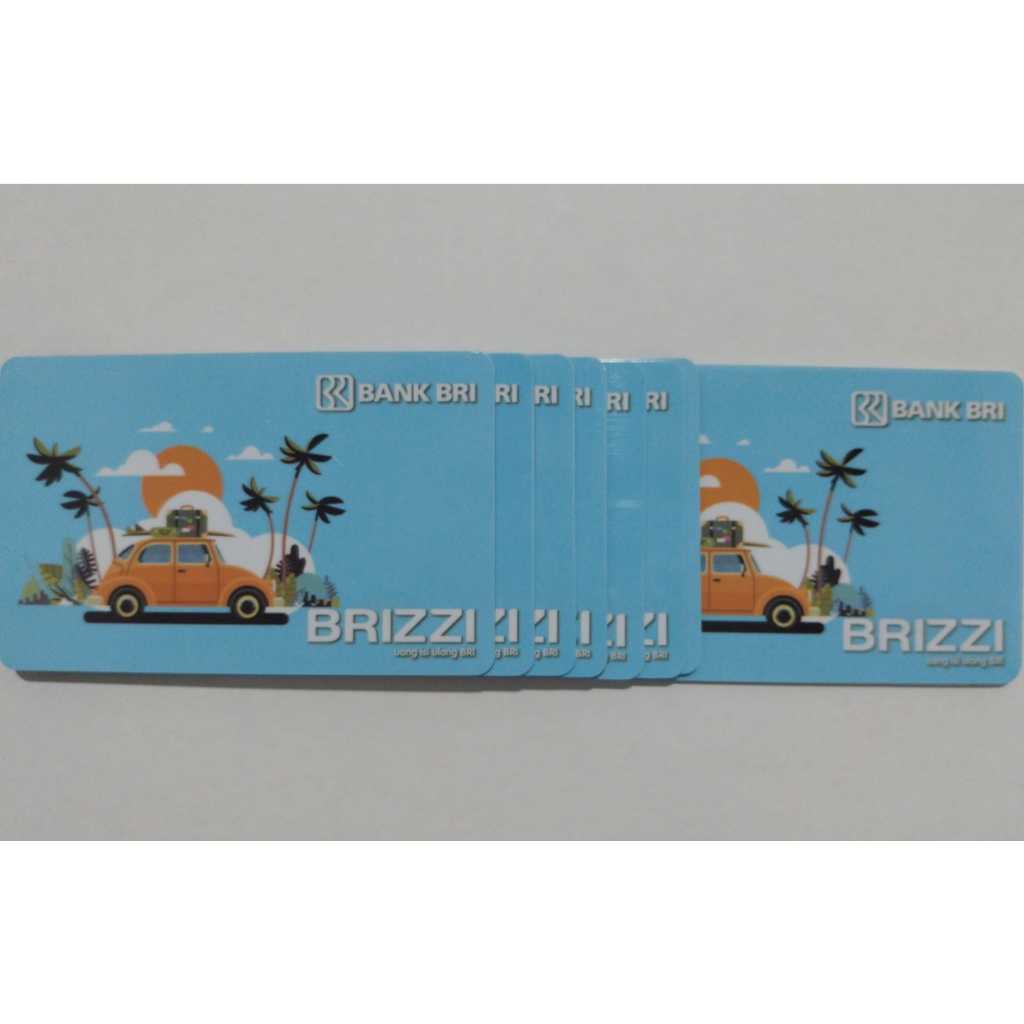 Jual Kartu BRI BRIZZI Emoney Card E money E Toll Brizi biru | Shopee ...