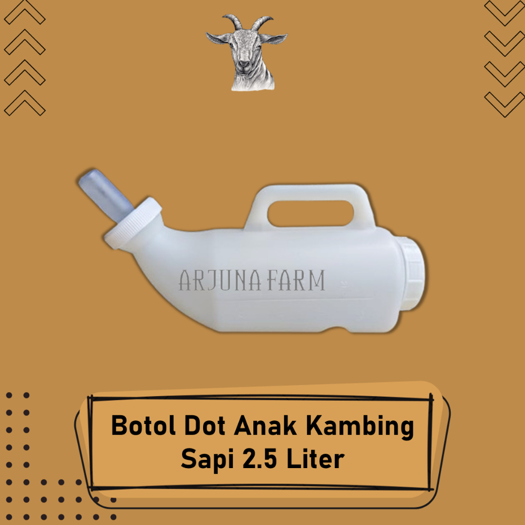 Jual Botol Dot Susu Pedet Anak Sapi Kuda Kerbau Kapasitas 2,5 Liter ...