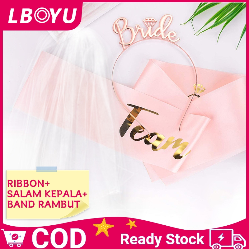 Jual Paket Bride To Be Bridal Shower Dekorasi Pesta Paket Selempang ...