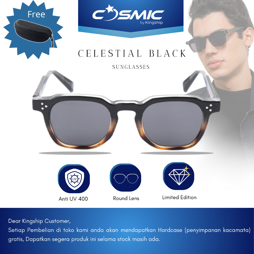 Jual Kingship Cosmic Edition Celestial Matte Black Sunglasses | Shopee ...