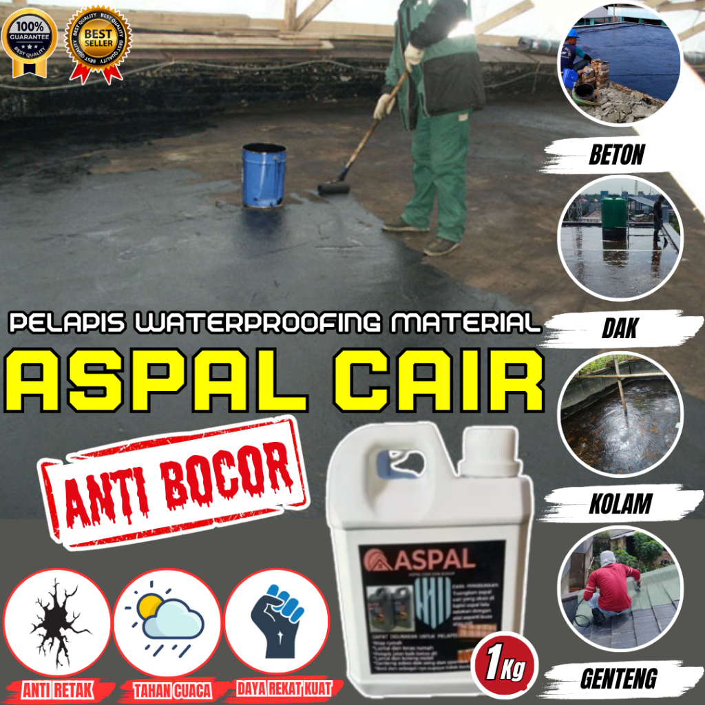 Jual Asphal Emulsi Anti Hama Dinding Aspal Cair Pelapis Anti Rembes ...