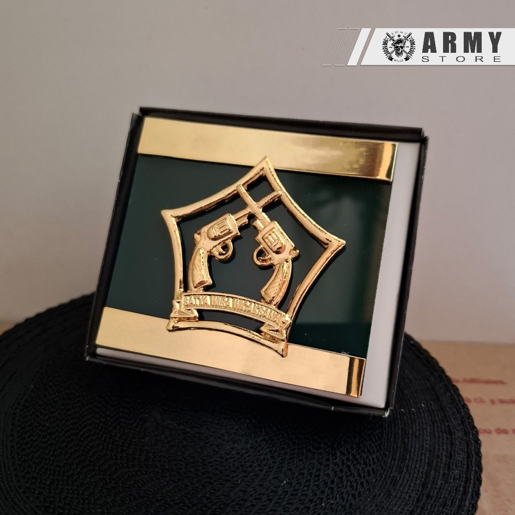 Jual emblem baret POM AD mika akrilik | Shopee Indonesia