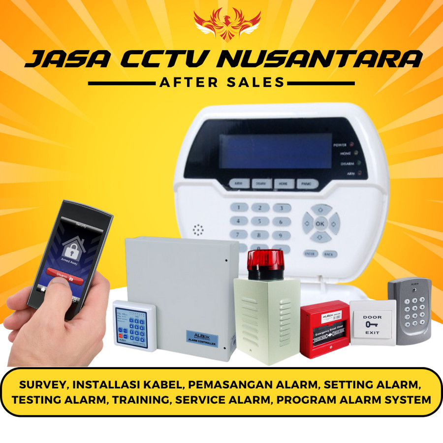 Jual jasa pasang alarm sistem instalasi pemasangan area jabodetabek ...
