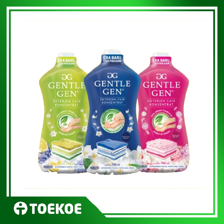 Jual TOEKOE Gentle Gen Detergen Cair Kemasan Botol Isi 750ml | Shopee ...