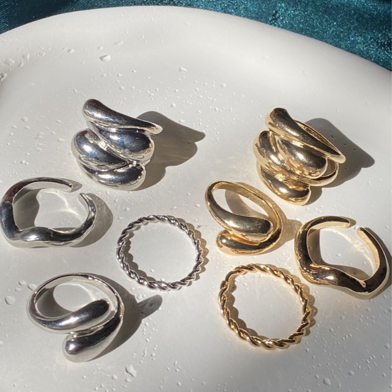 Jual Strength One Set Ring (Gold and Silver) | Shopee Indonesia