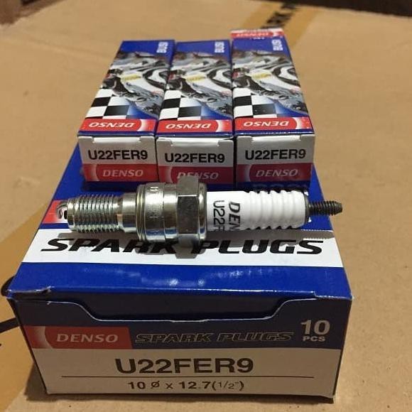 Jual BUSI DENSO U22FER9 1 Kotak isi 10 Pcs untuk motor Honda Vario 110 ...