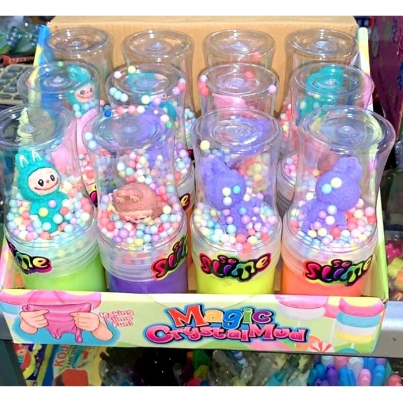 Jual (FOAM) SLIME FOOM LABUBU SLIME TOFU SLIME LABUBU MURAH VIRAL ...