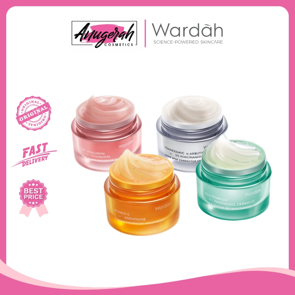 Jual Wardah Gel Moisturizer All Series 30gr - Moisturizer Gel Improves ...