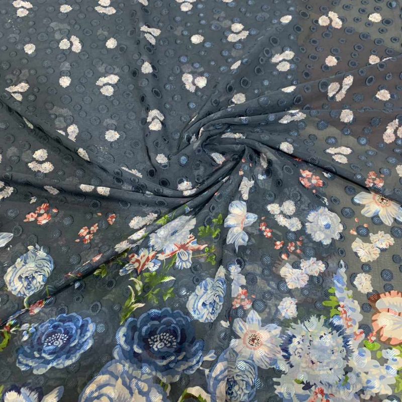 Jual Kain Sifon Uragiri Motif Bunga Pinggiran - Kain Sifon Rubbia ...