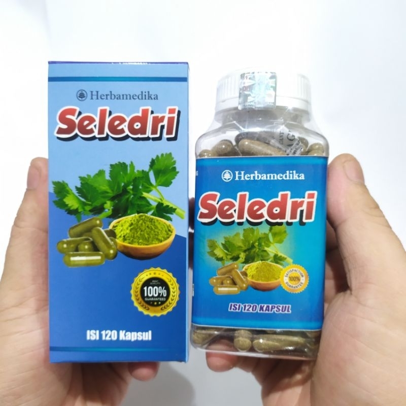 Jual kapsul seledri Herbamedika isi 120 kapsul | Shopee Indonesia