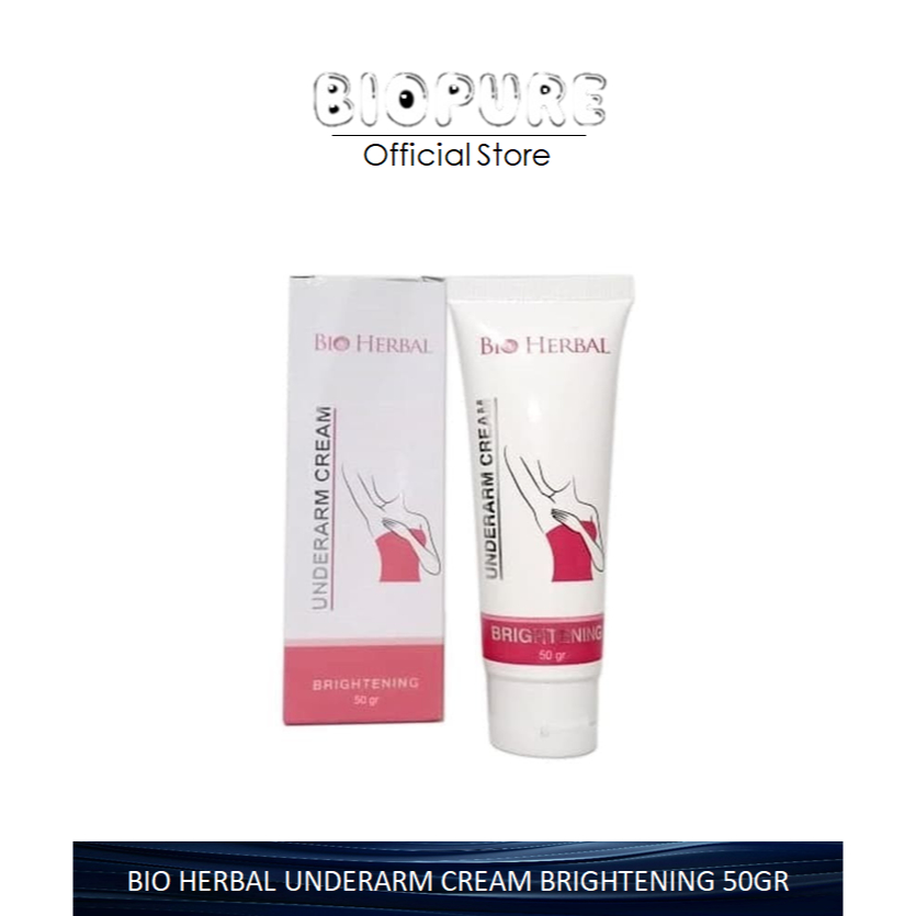 Jual Bio herbal Underarm Cream Brightening 50gr - Underarm Cream BPOM ...