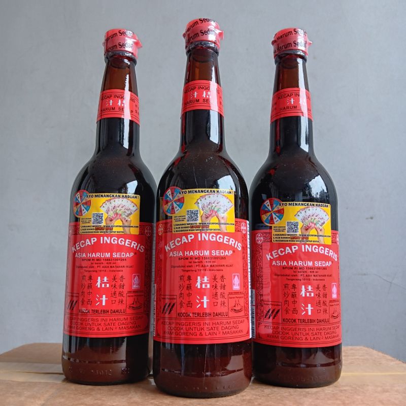 Jual Kecap Inggeris Asia Harum Sedap 620ml / Kecap Inggris 620ml (HALAL ...