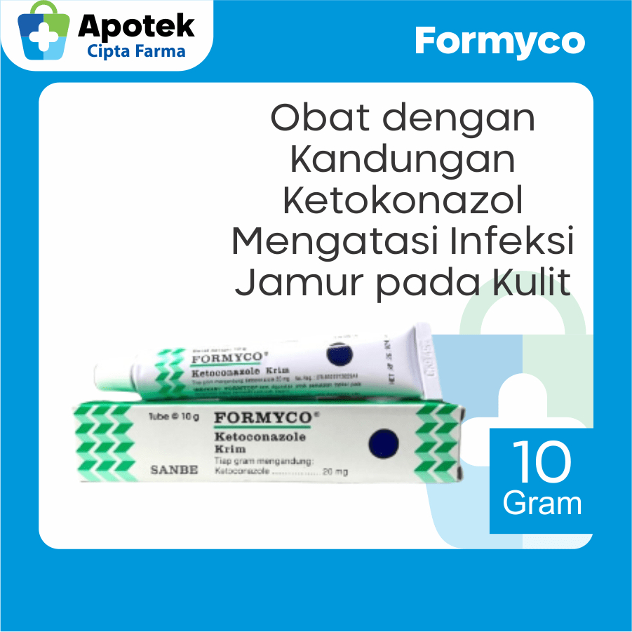 Jual Formyco Ketoconazole Cream Obat Oles Anti Jamur Kurap Panu Kutu ...