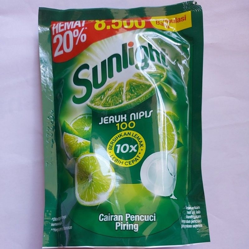 Jual Sunlight Sabun Cuci Piring Cair Aroma Jeruk Nipis 90ml-210ml-370ml | Shopee Indonesia
