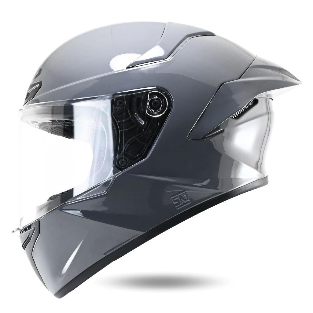 Jual Helm Mla Crypton Full Face Terbaru Solid Hitam Glosy Kaca Visor ...