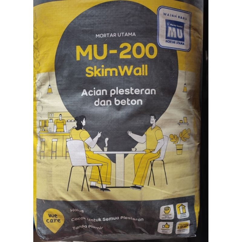 Jual Acian plesteran dan beton Mortar Utama MU-200 kemasan 20 kg dan 40 ...