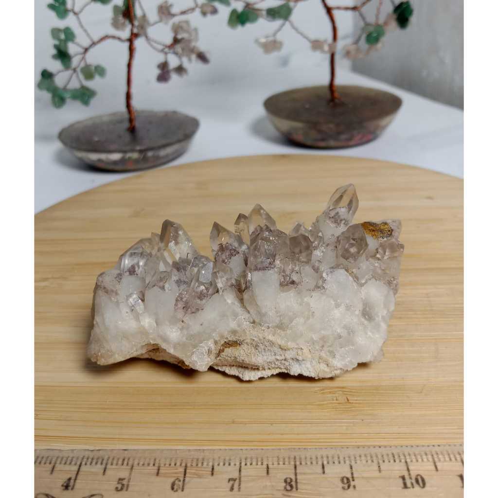 Jual Stone Natural Lodolite / Phantom Quartz Cluster ( 14) | Shopee ...