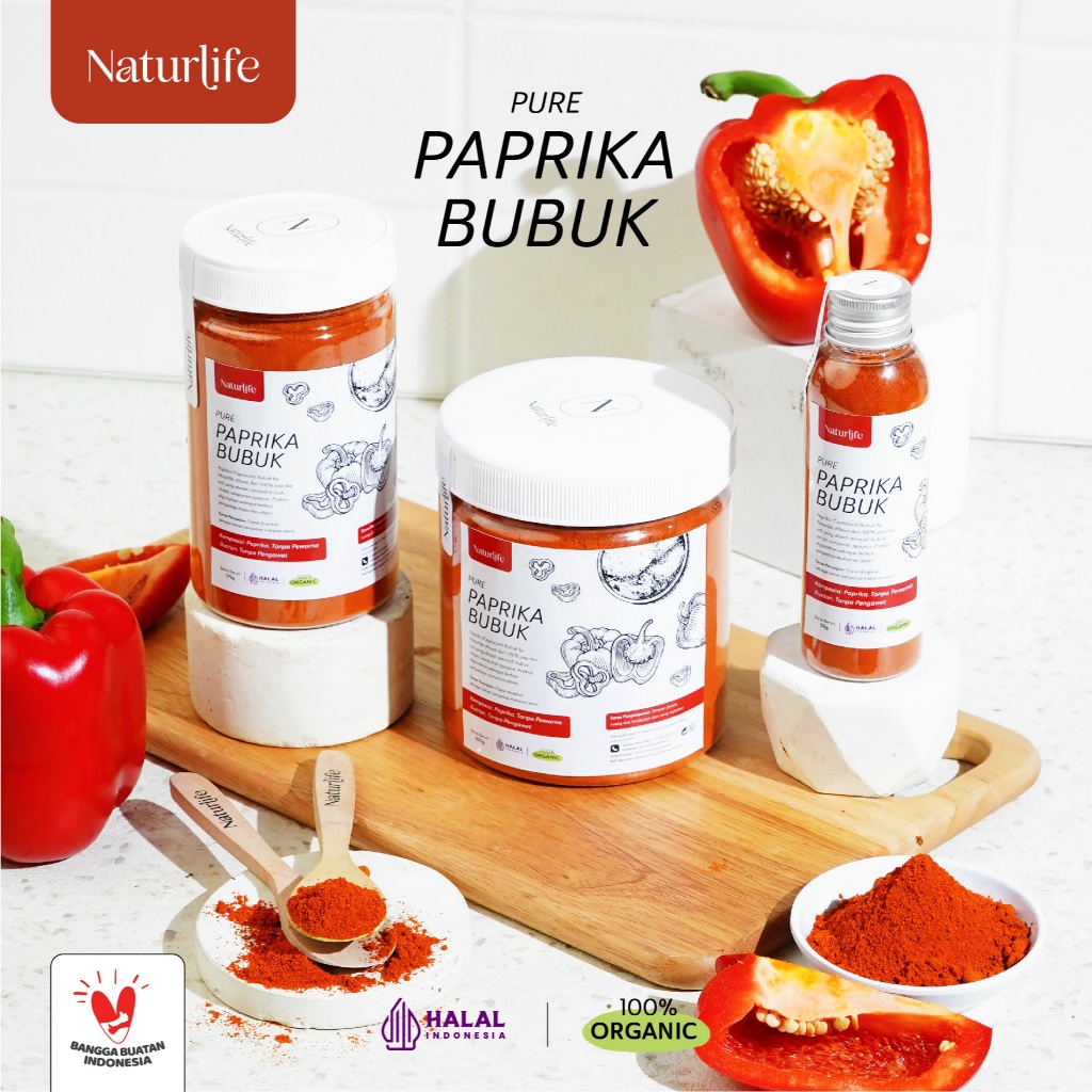 Jual PAPRIKA BUBUK MURNI PREMIUM ASLI TANPA CAMPURAN ASLI 100% ORIGINAL ...