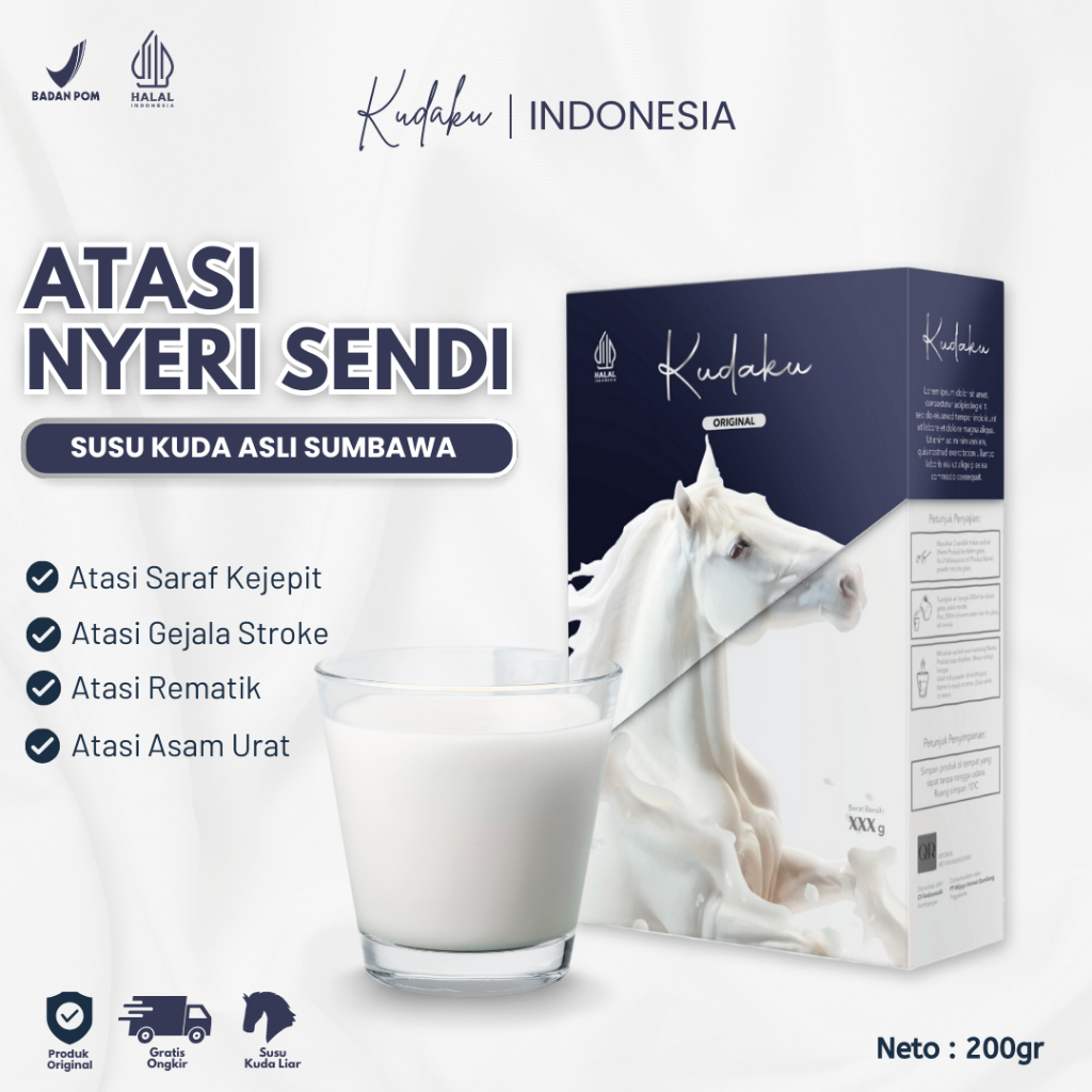 Jual KUDAKU Susu Kuda Liar Sumbawa Asli Atasi Nyeri Sendi Asam Urat ...