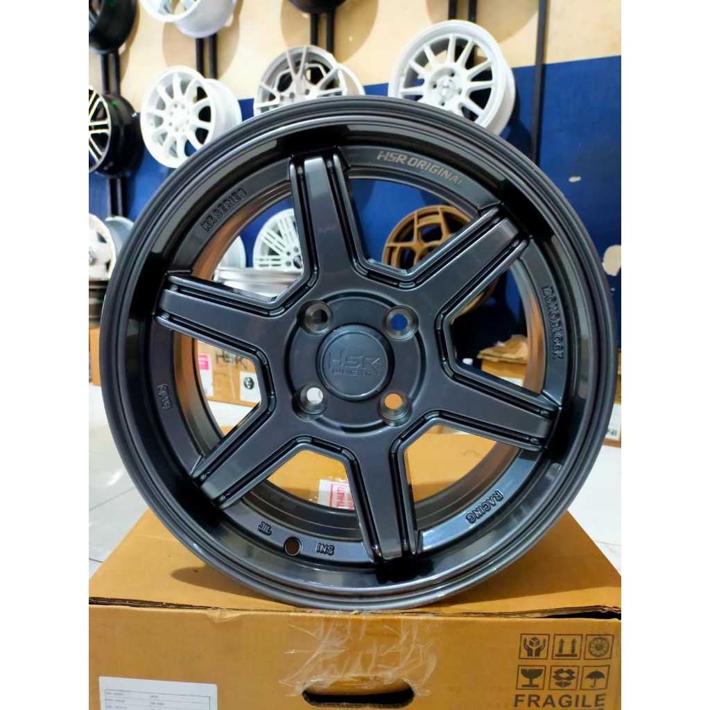 Jual Pelek Mobil model palang Type MINAS HSR Ring 15 lebar 6,5 Holle ...
