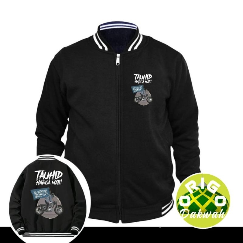 Jual JAKET DAKWAH ISLAMI " TAUHID HARGA MATI" MODEL BASEBALL TERBARU ...