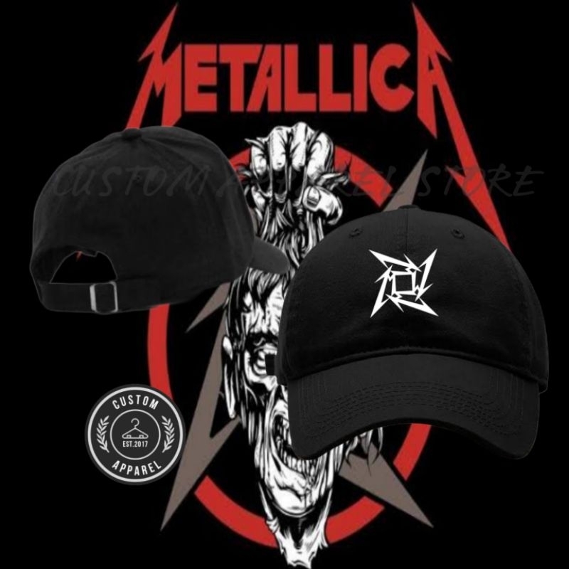 Jual Topi Baseball Cap - Band Metallica Logo | Shopee Indonesia