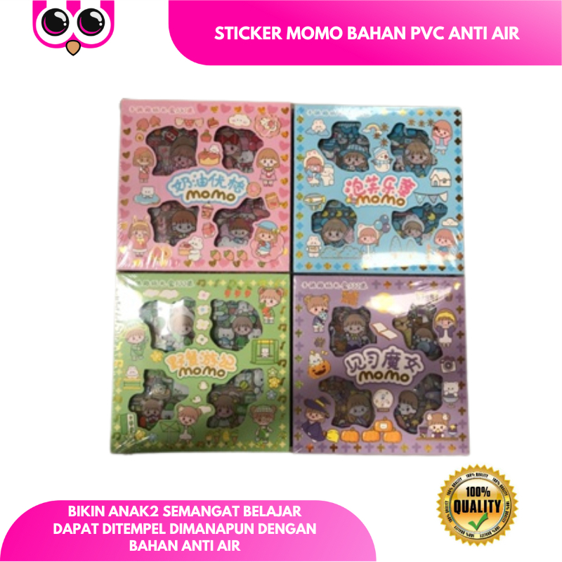 Jual STICKER MOMO BAHAN PVC ANTI AIR / STIKER BOX | Shopee Indonesia