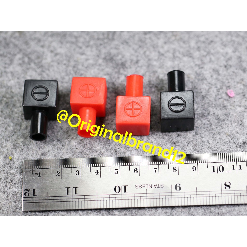 Jual 1 SET Karet Pelindung Terminal AKI Motor Basah Kering Cover Accu ...