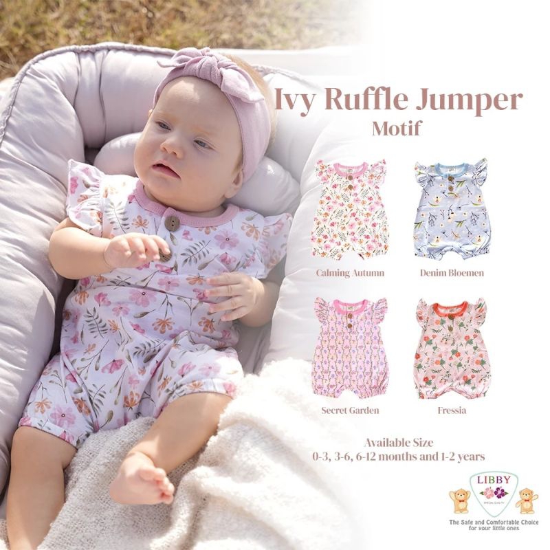 Jual LIBBY - Earth Color New Ivy Ruffle Jumper Motif | Shopee Indonesia Jual LIBBY - Earth Color New Ivy Ruffle Jumper Motif | Shopee Indonesia