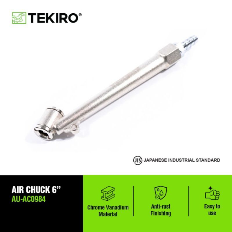 Jual Tekiro Air Chuck Alat Isi Angin Kecil 6 Inch / Tire Chuck | Shopee ...