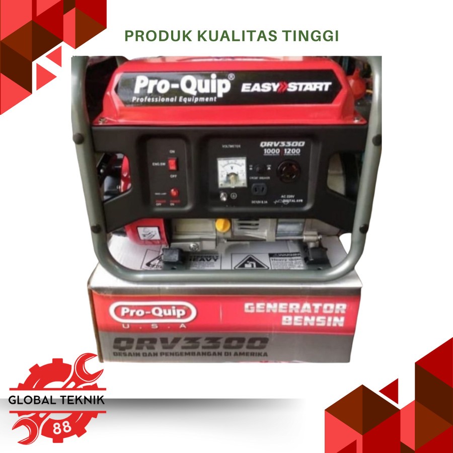 Jual Proquip QRV3300 QRV 3300 Mesin Genset Bensin 4Tak Generator Set ...