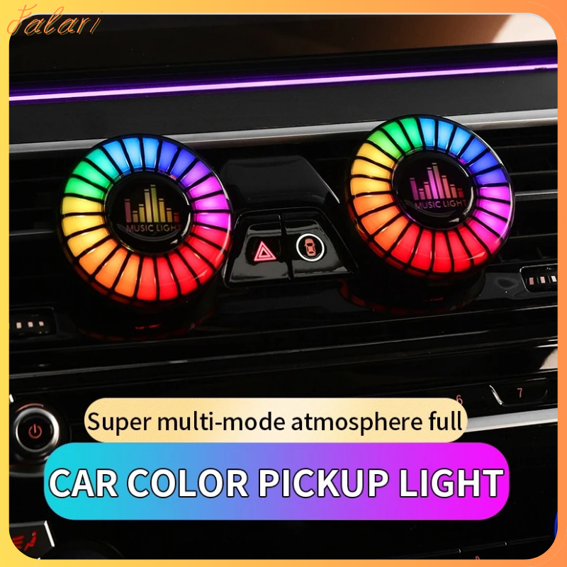 Jual Parfum Mobil Lampu LED RGB Car Music Rhythm Parfum Mobil USB Plug ...