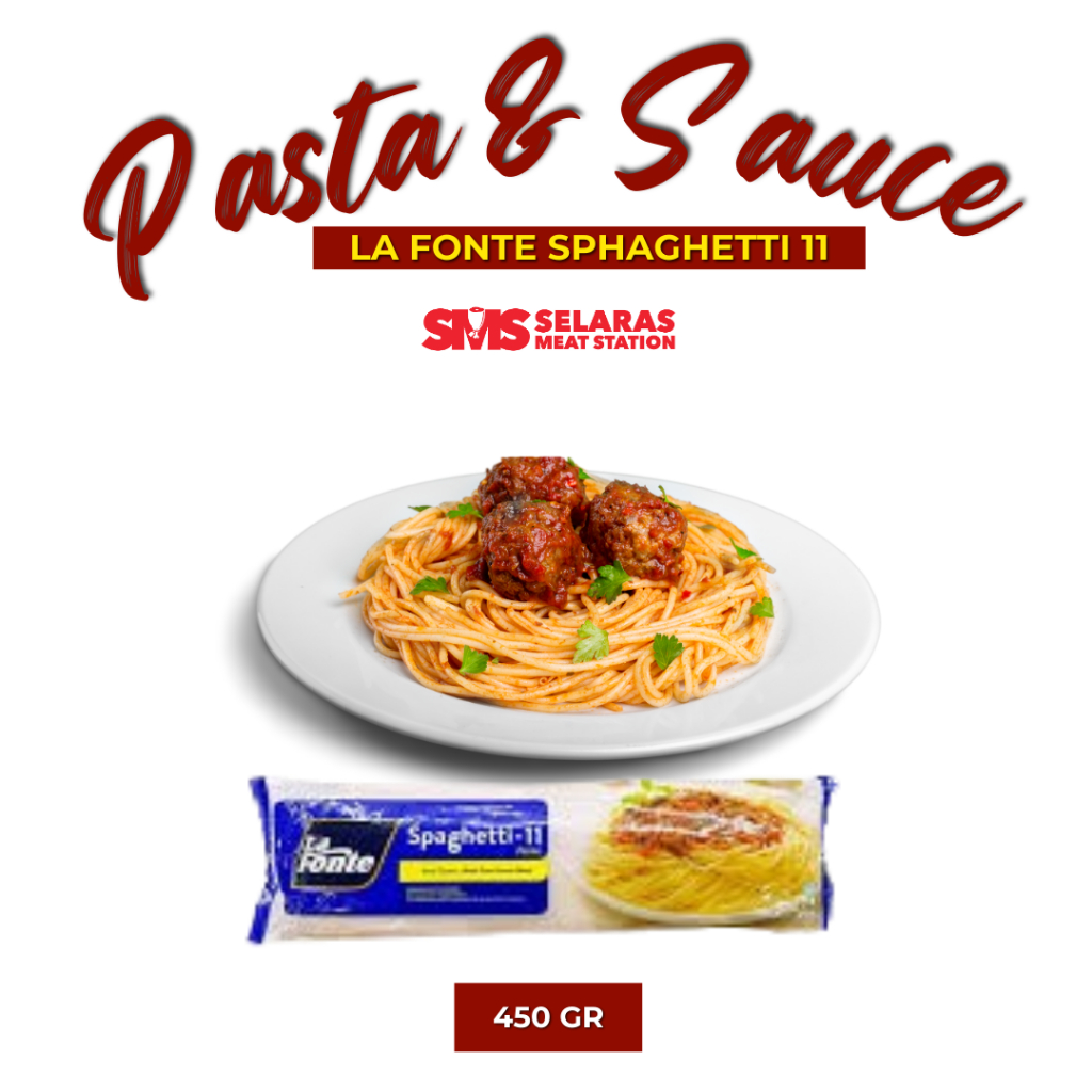 Jual La Fonte Spaghetti-11 Pasta Spaghetti 450 gram | Shopee Indonesia